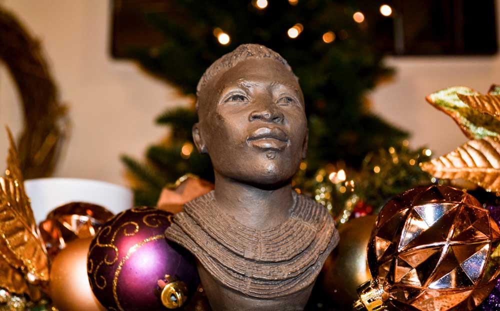 One of a kind African Fine Art: Hand Carved Clay Head by Kenyan Artist ...